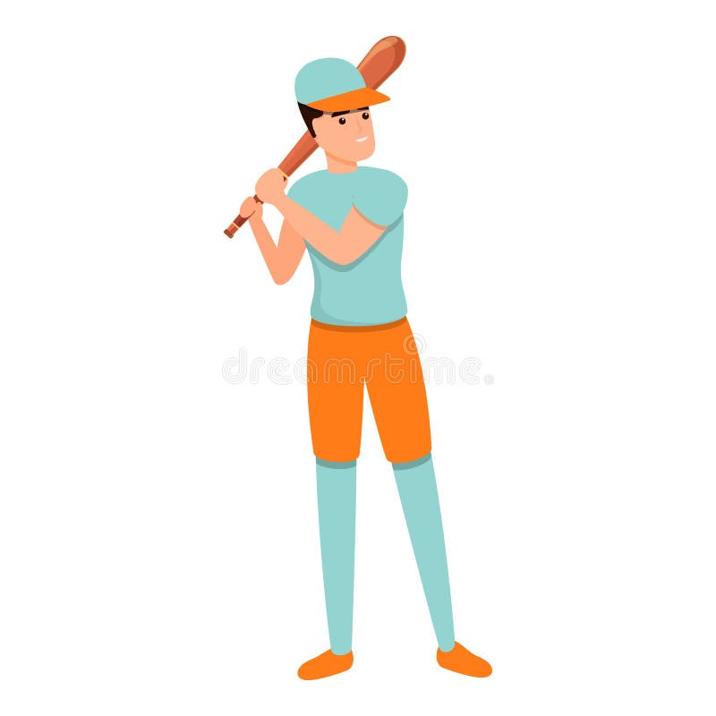 Baseball Player Uniform Icon, Cartoon Style Stock Illustration ...