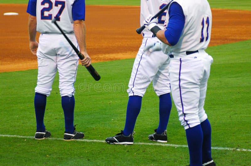 Baseball players stock image. Image of uniform, ball, equipment - 5345337