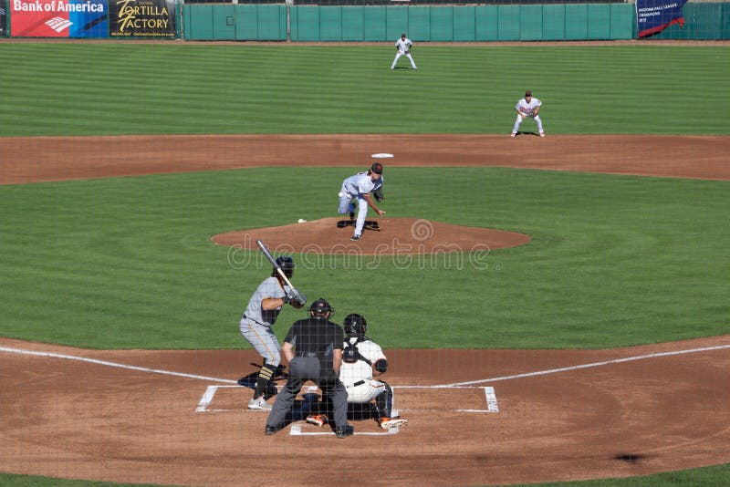 Baseball Players Playing Baseball Editorial Image - Image of minor ...
