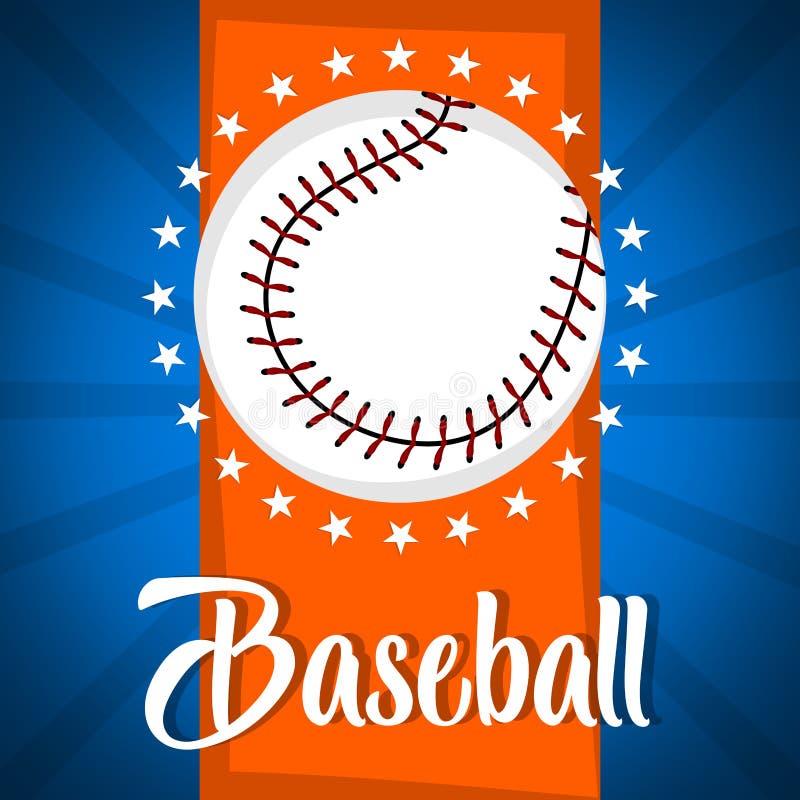Baseball Poster Illustration Stock Vector - Illustration of league ...