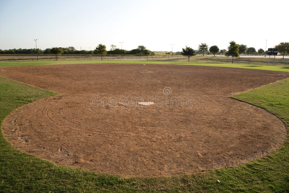 Baseball Practice Field in Warren Sports Complex Stock Photo - Image of ...