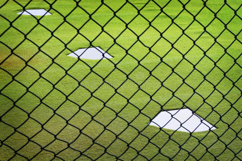 Baseball Practice Plates for Pitching and Warming Up Stock Photo ...