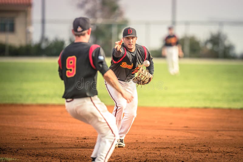 Baseball Referee while Cleaning the Base Editorial Photography - Image ...