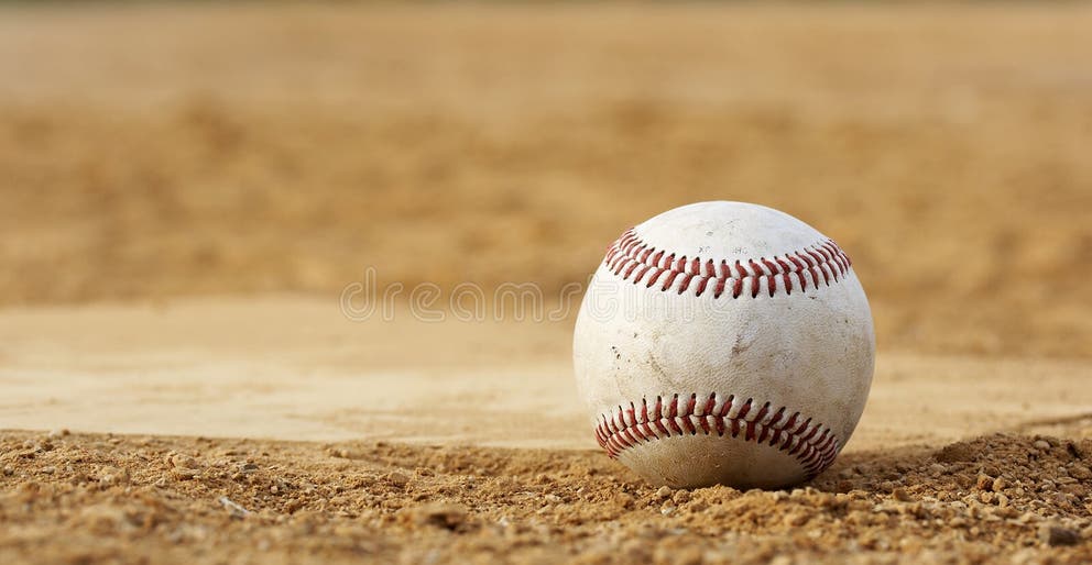 Baseball at rest stock photo. Image of still, leather - 6471512