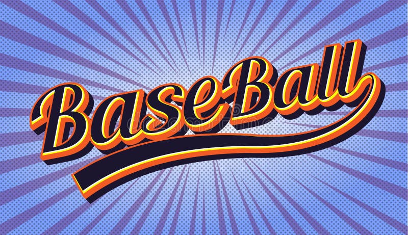 Baseball Retro Word,baseball Retro Font.baseball Vintage Font.baseball ...