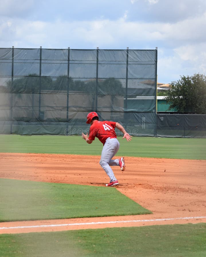Baseball run stock photo. Image of athlete, summer, baseball - 49600672