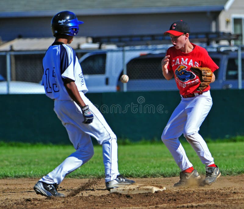 Baseball Safe at first editorial stock photo. Image of active - 8197948