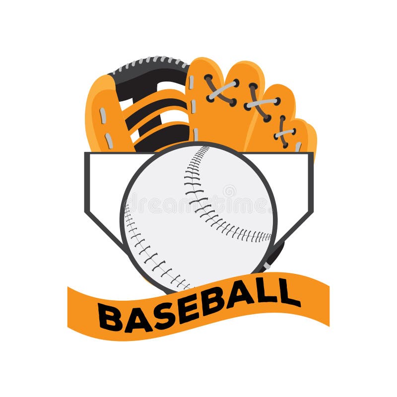 Baseball Shield Illustration Stock Vector - Illustration of base ...