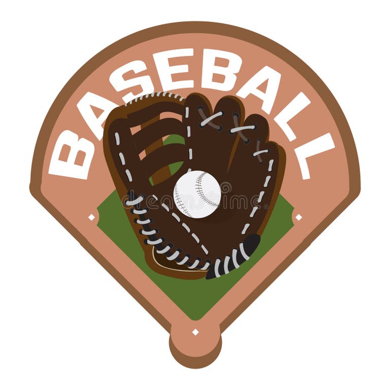 Baseball Shield Illustration Stock Vector - Illustration of emblem ...