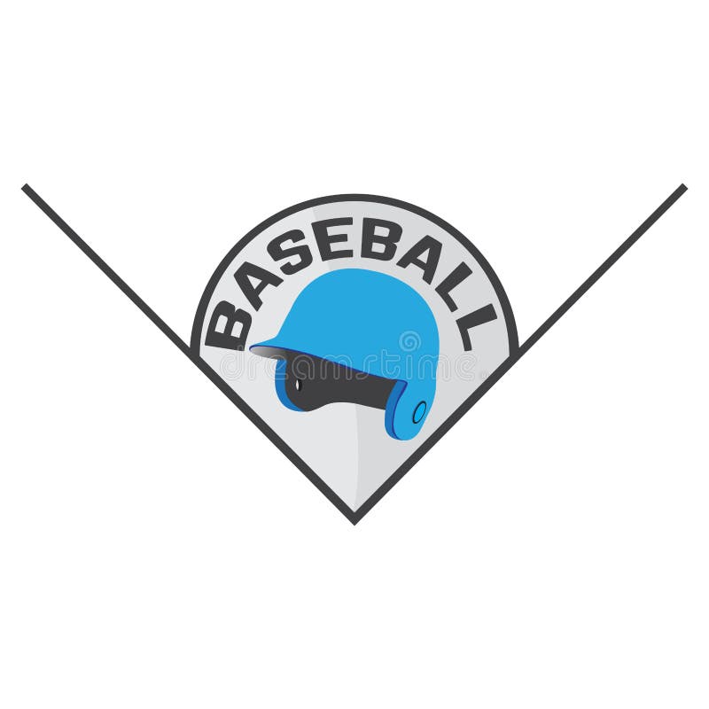 Baseball Shield Illustration Stock Vector - Illustration of softball ...