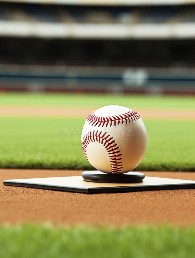 Baseball sitting on floor stock illustration. Illustration of ...