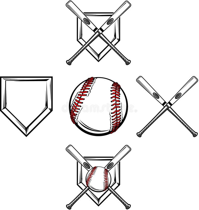 Softball Home Plate Logo Stock Illustrations – 378 Softball Home Plate ...
