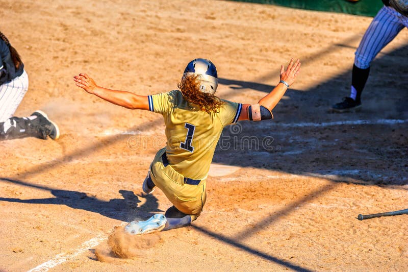 Baseball Softball Player editorial photography. Image of scoring ...