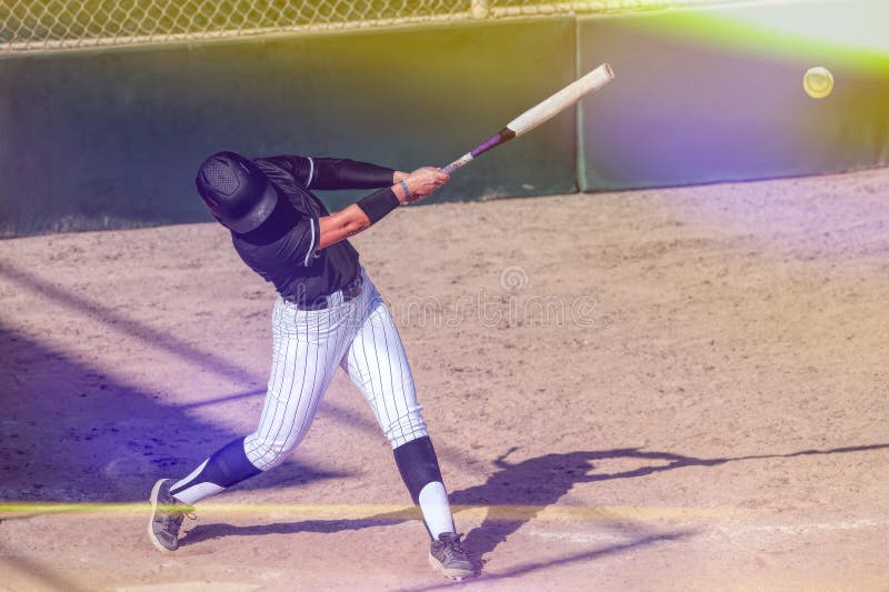 Baseball Softball Player stock photo. Image of field - 282469920