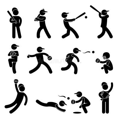 Baseball Swing Stock Illustrations – 2,754 Baseball Swing Stock ...
