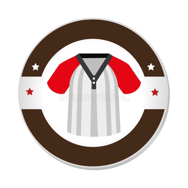 Shirt uniform color. stock vector. Illustration of brown - 10638894