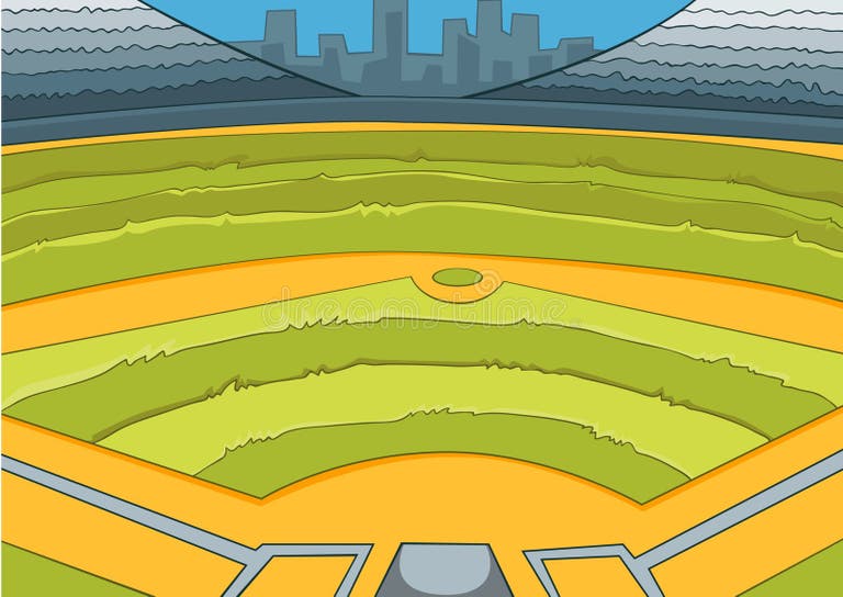 Baseball Stadium Cartoon Stock Illustrations – 1,993 Baseball Stadium ...