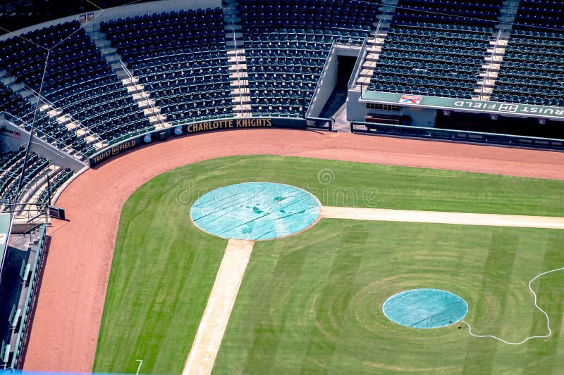 Baseball Stadium Arena Aerial from Above View Editorial Photo - Image ...