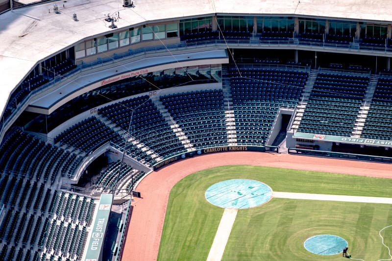 Baseball Stadium Arena Aerial from Above View Editorial Stock Image ...
