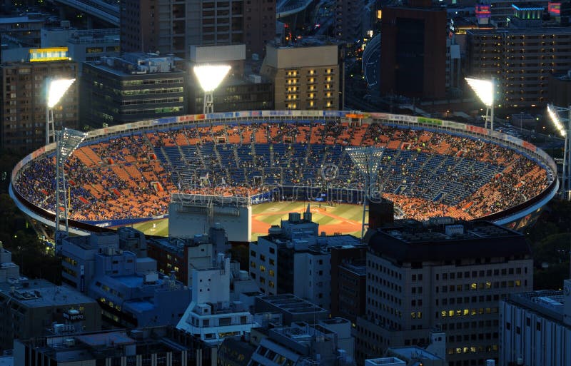 Baseball stadium stock photo. Image of building, enligthenment - 33389796