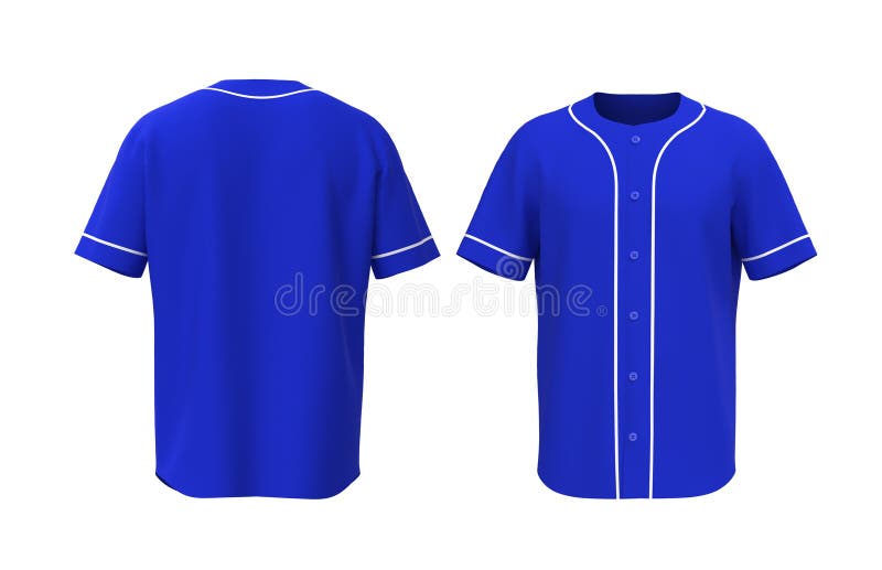 Baseball T-Shirt Mockup in Front, Side and Back Views Stock ...