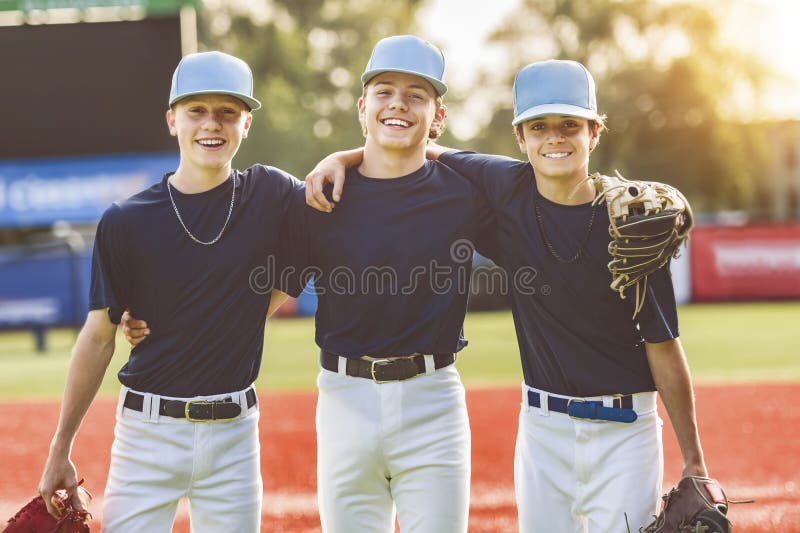 Baseball Team Having Fun Together Victory Stock Photos - Free & Royalty ...