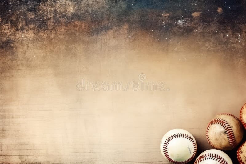 Baseball Themed Background Large Copy Space - Stock Picture Backdrop ...