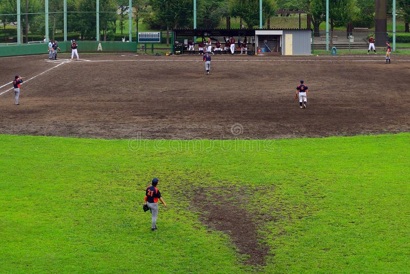 Baseball Training, Hachioji, Japan Editorial Image - Image of ground ...
