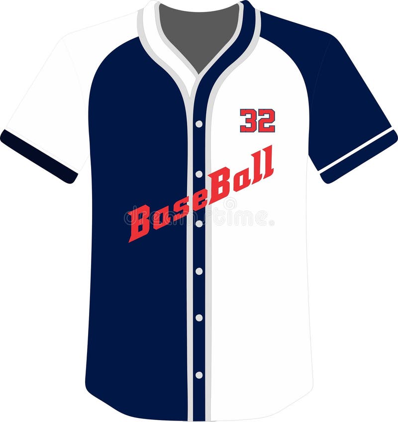 Baseball Uniform Mock Up Illustration Vector Stock Vector ...