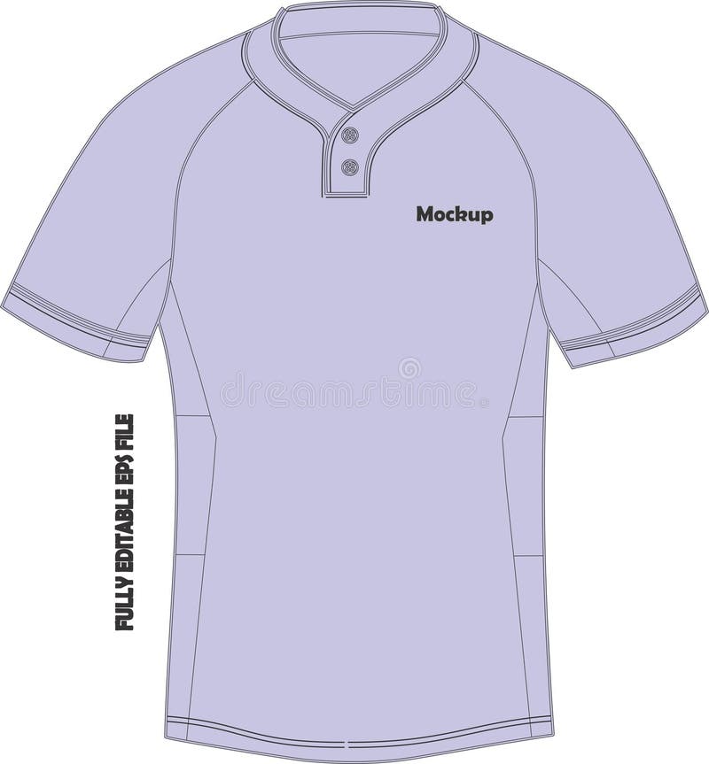 Baseball Uniform Mock Up Illustration Vector Stock Vector ...