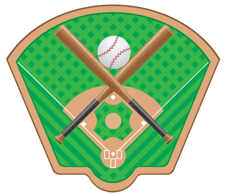 Vector Baseball Regular Field Stock Vector - Illustration of sport, play: 12603547