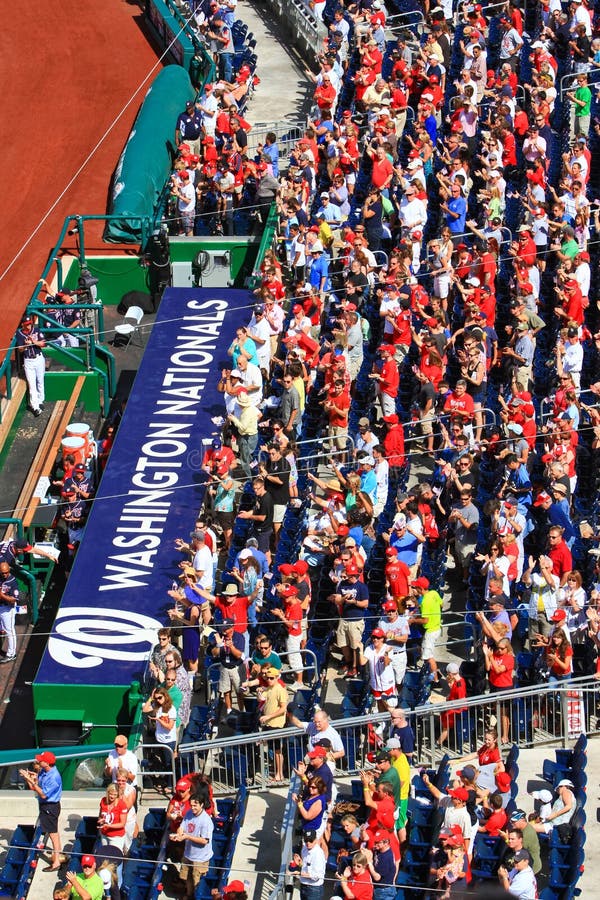 Baseball - Nationals Park from Left Field Editorial Photography - Image ...