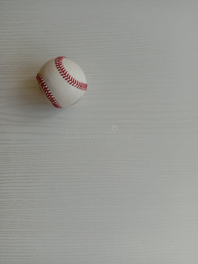 Baseball on a White Background Stock Image - Image of play, playball ...