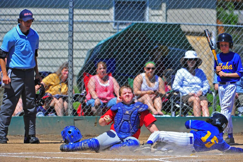 Baseballe slide into home editorial photography. Image of athlete ...