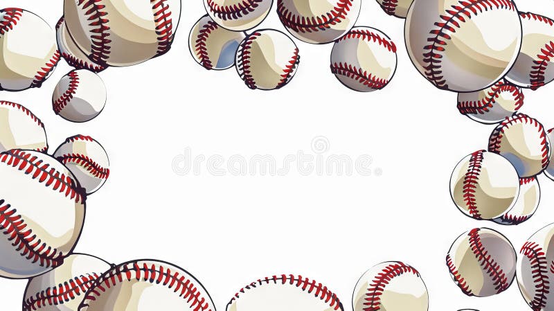 Baseball Background Graphics Stock Illustration - Illustration of print ...
