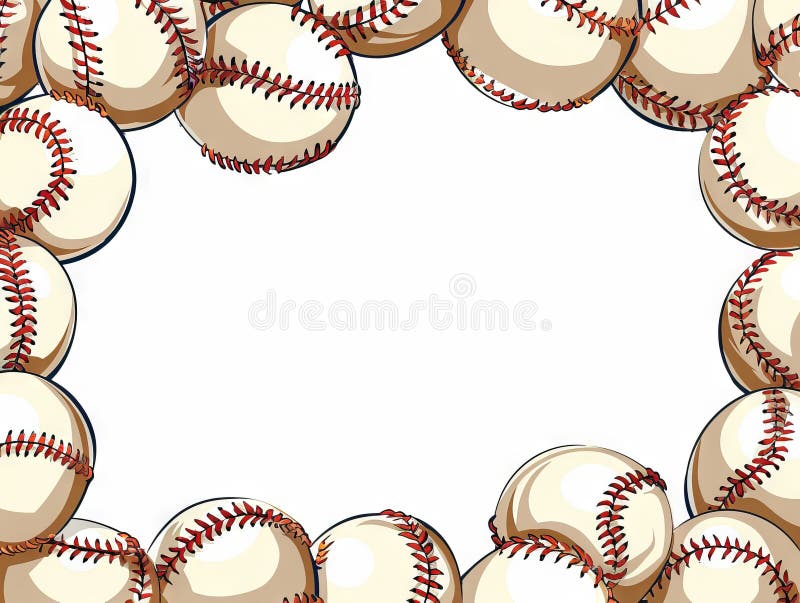 Baseball Background Graphics Stock Illustration - Illustration of base ...