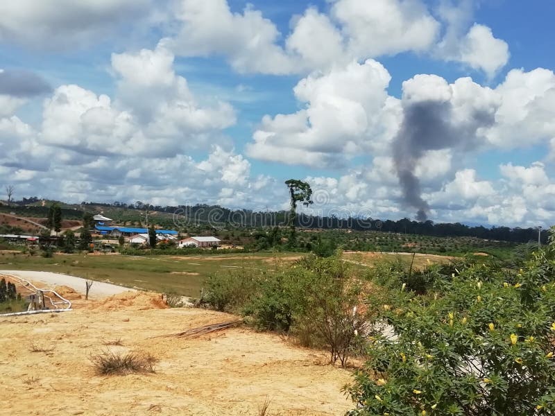 Basecamp malinau foto de archivo. Imagen de costa, viento - 224671110