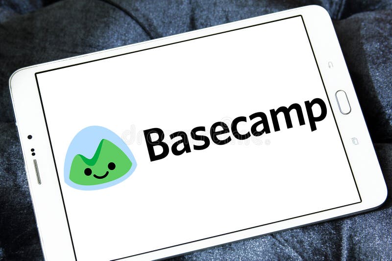 Basecamp Web Application Company Logo Editorial Photography - Image of ...