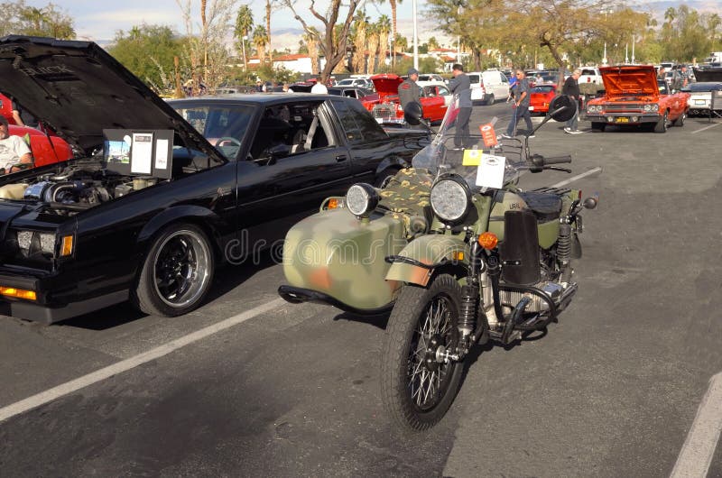 Ural Off-Road Motorcycle with Sidecar Editorial Photo - Image of ...