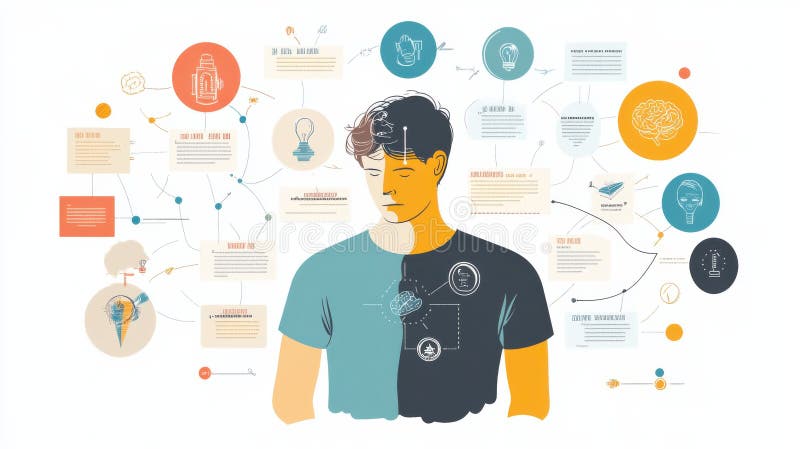 -based Infographic Illustrating Cognitive Processes and Innovation ...