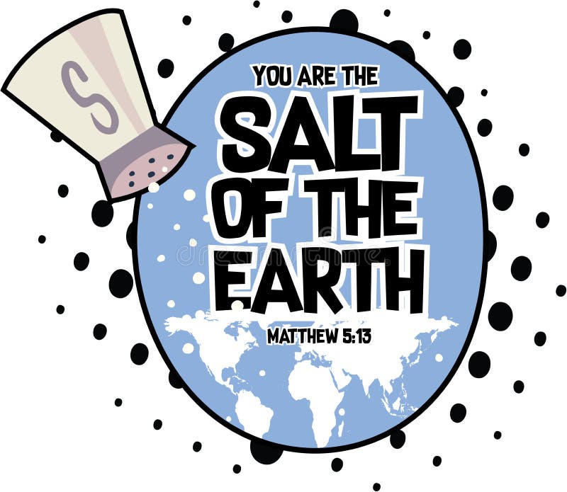Salt of the Earth stock vector. Illustration of world - 149204498