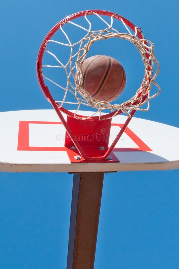 Baseketball goal stock photo. Image of goal, high, play - 18306838
