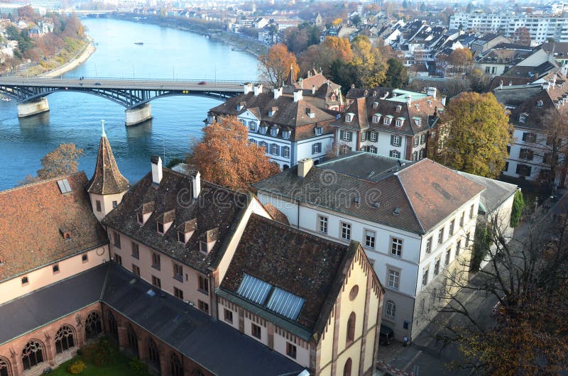 Basel, Switzerland stock photo. Image of bridge, town - 29505742