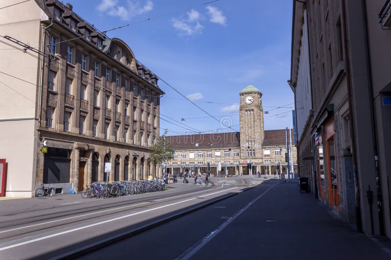 Station Square in Basel in Mid-September Editorial Stock Photo - Image ...