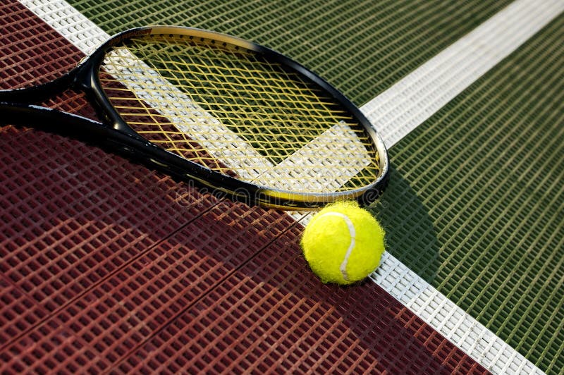 Baseline stock image. Image of baseline, white, ball, racquet - 221163