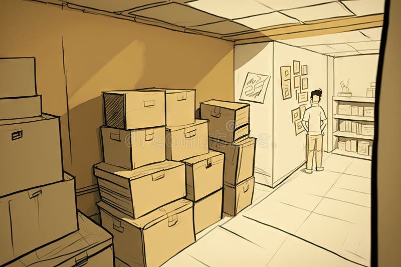 Storage Box Sketch Stock Illustrations – 1,963 Storage Box Sketch Stock ...