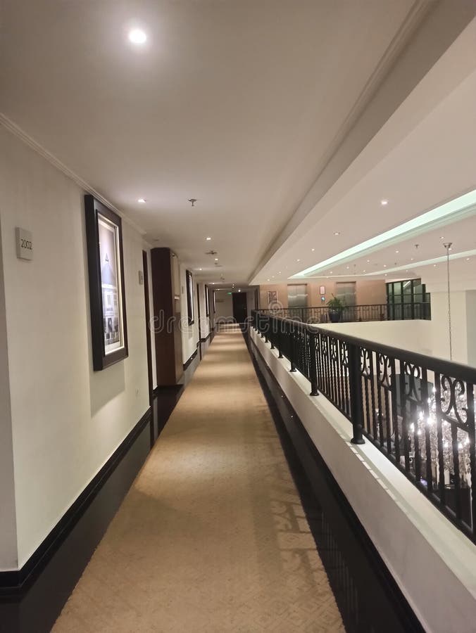 Basement Hotel White and Black Wall Stock Image - Image of white ...