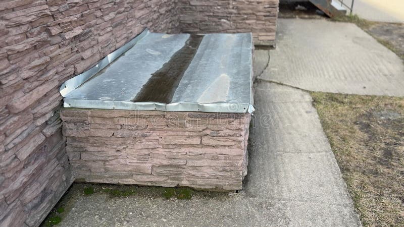 Basement Opens in the Building of the House Has a Window Facing the ...