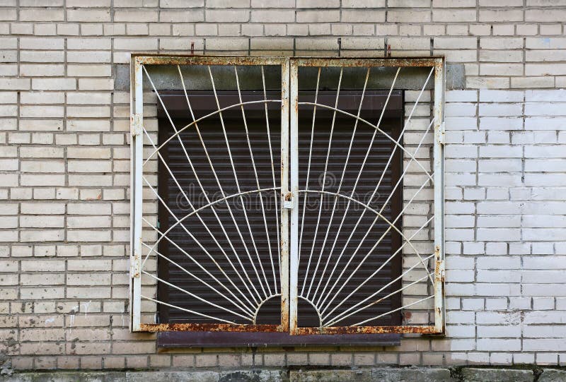 The basement window stock photo. Image of basement, brown - 124486652