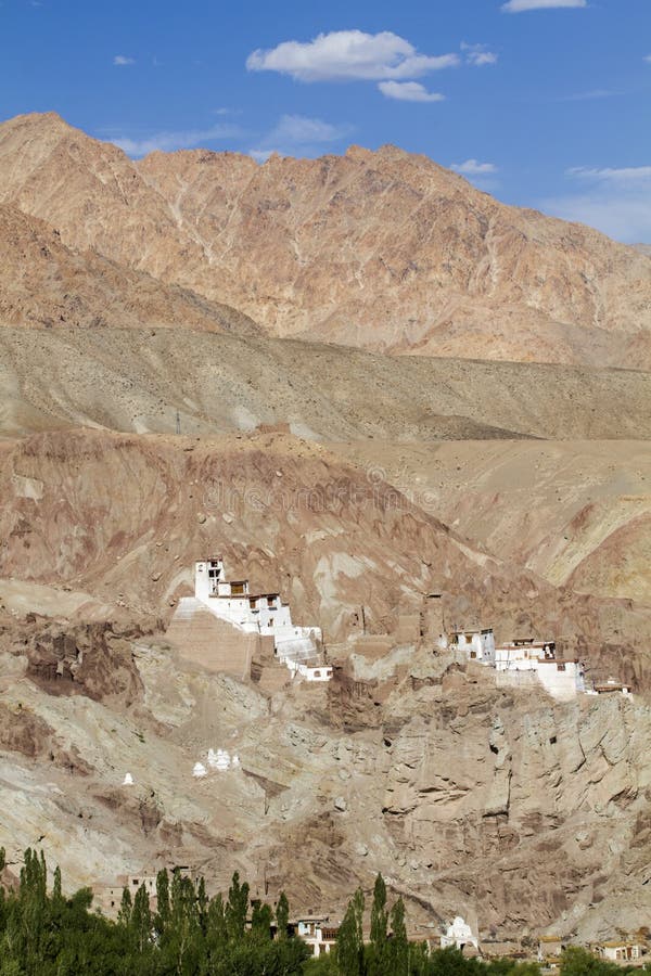Basgo Buddhist Monastery in Ladakh, India Stock Photo - Image of ...